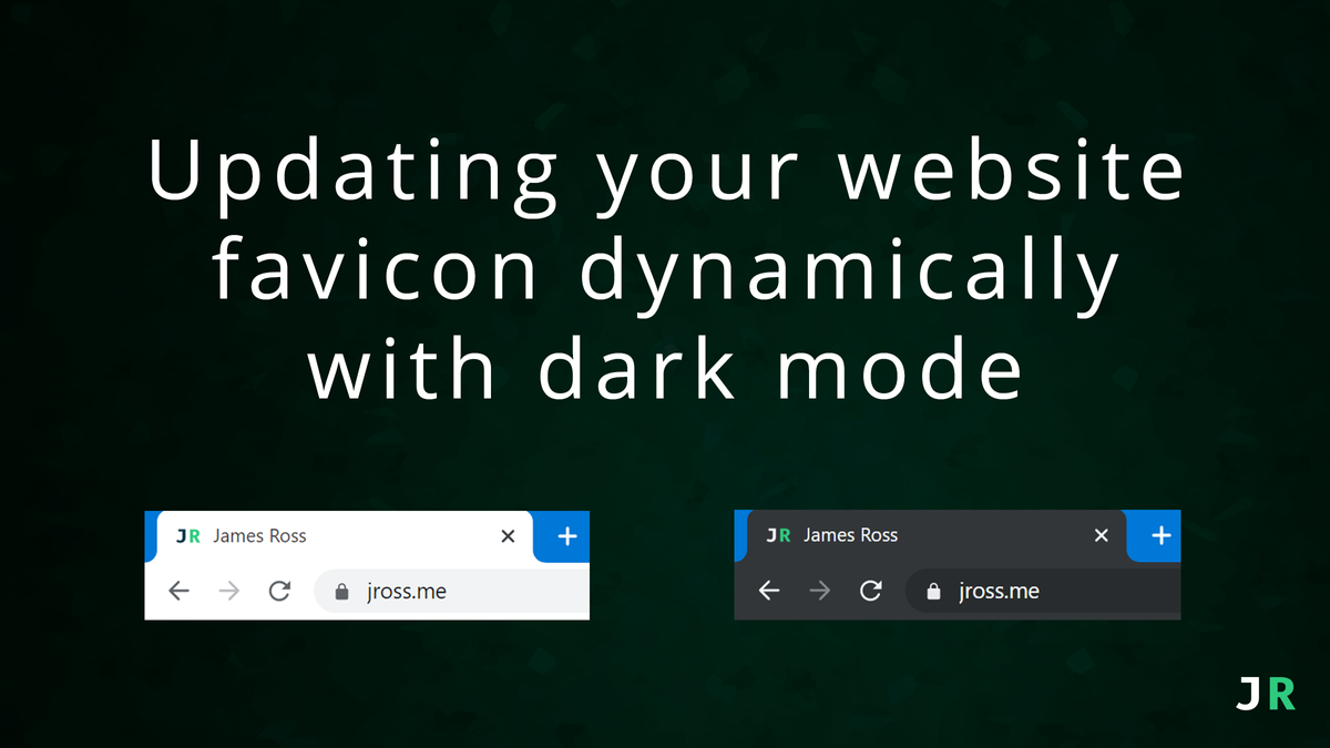 Updating your website favicon dynamically with dark mode